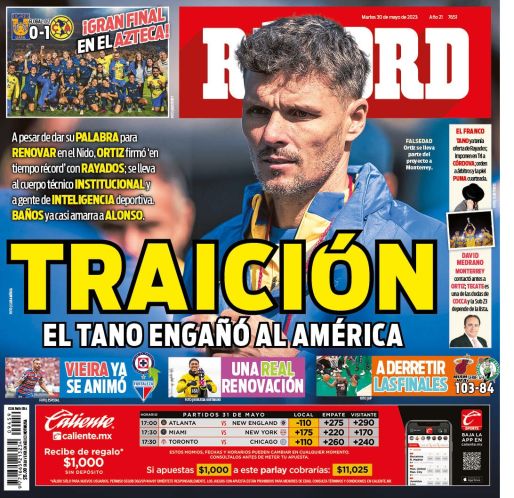 Portada RÉCORD 30 de mayo del 2023 | RÉCORD