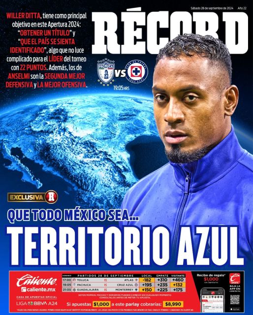 Portada RÉCORD 28 septiembre 2024 | RÉCORD